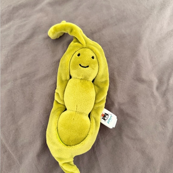 Jellycat | Toys | Jellycat Green Peapod Plush Toy | Poshmark